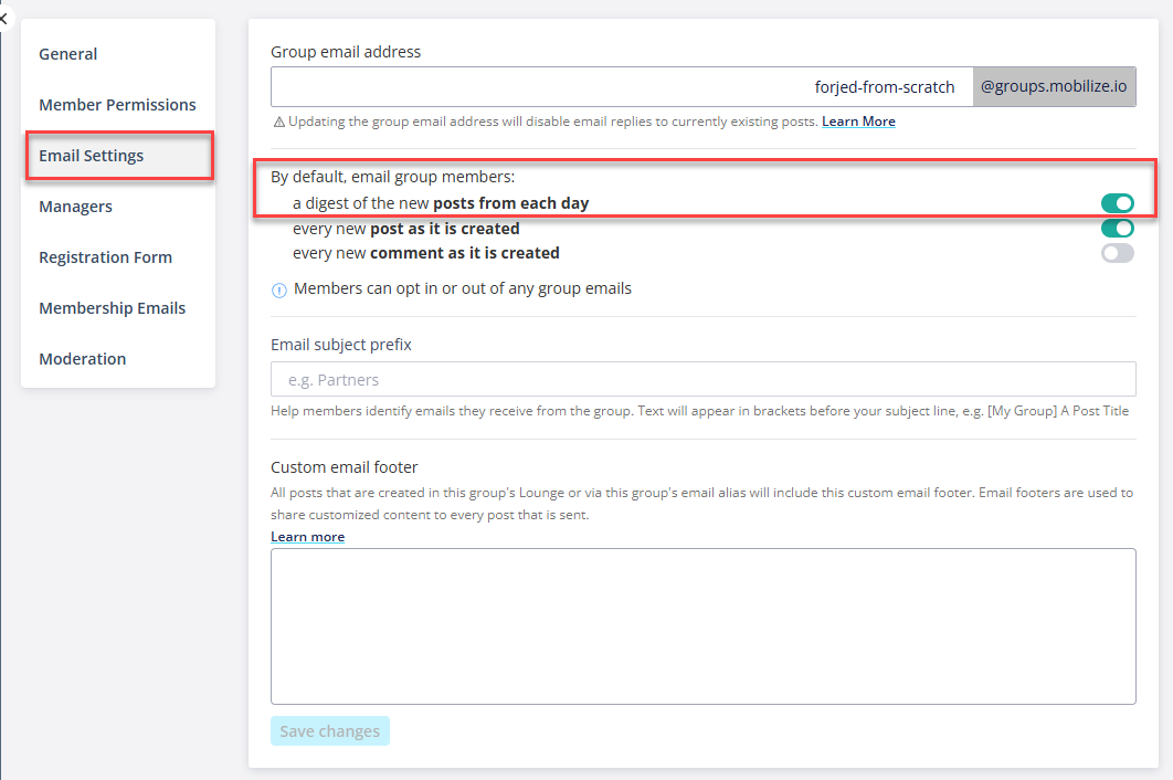 Setup a Daily Group Digest – Journey by Forj